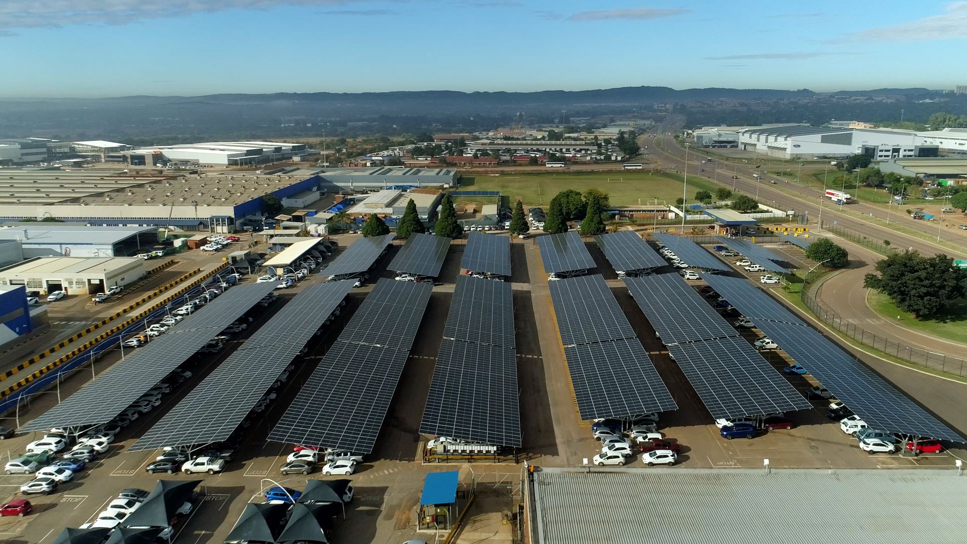 Ford’s massive Pretoria factory solar plant can power more than 12,000 ...